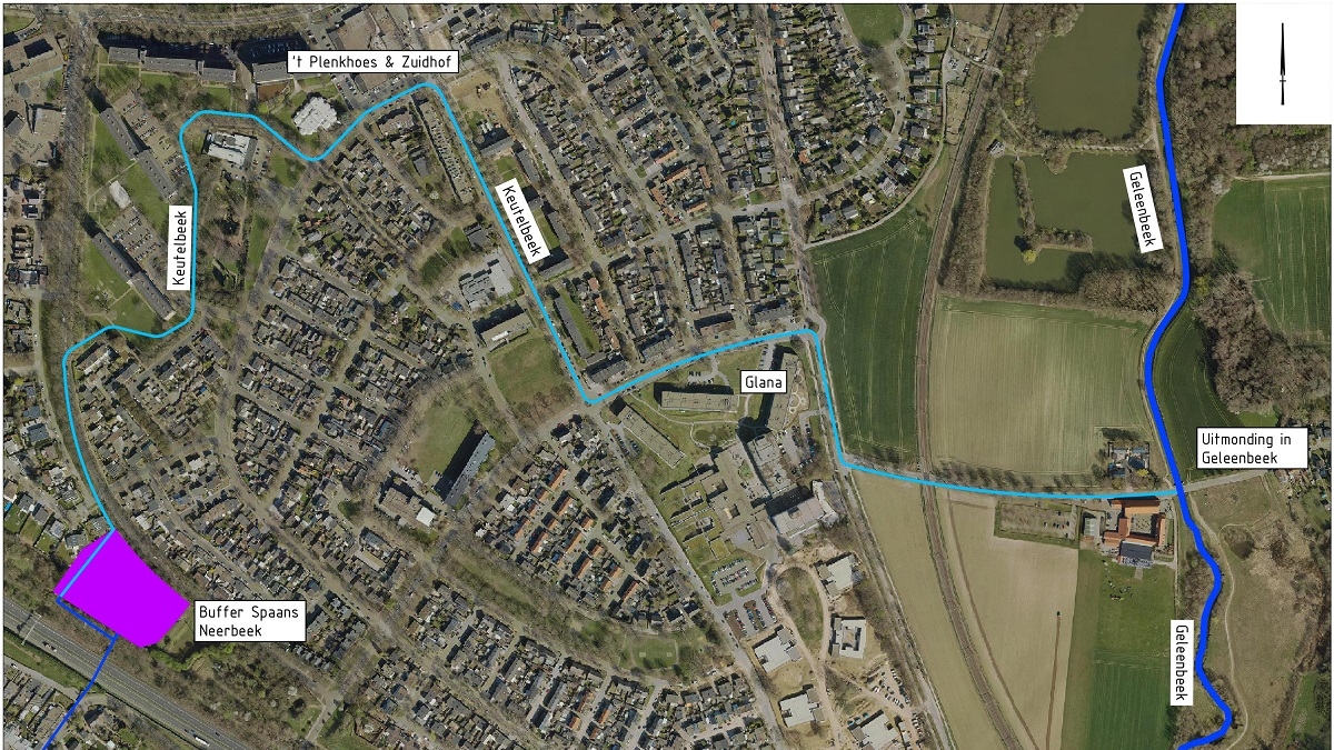 Ontkluizing Keutelbeek Geleen-Zuid - Waterschap Limburg