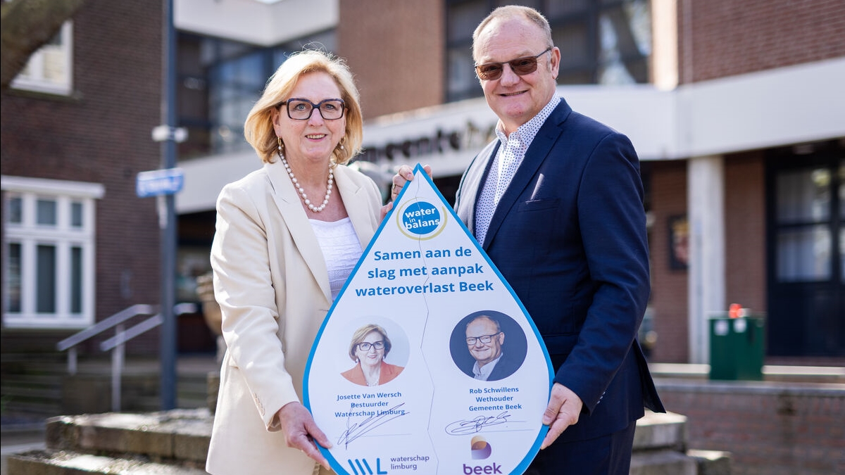 Samen aan de slag met aanpak wateroverlast Beek - Waterschap Limburg