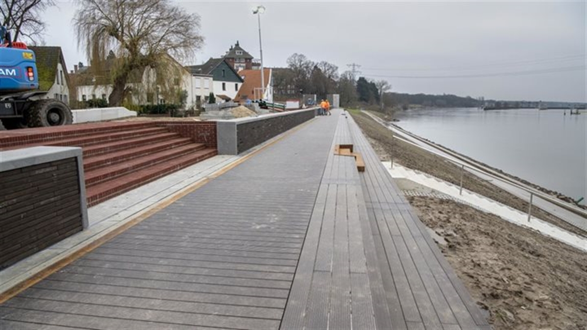 Dijkversterking Steyl-Maashoek nieuws april 2025 - Waterschap Limburg